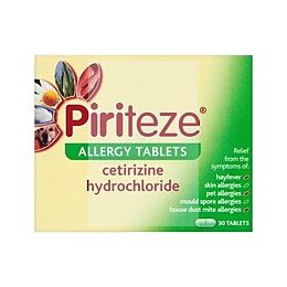Piriteze Allergy Tablets