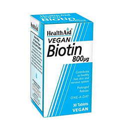 HealthAid Biotin 800ug Tablets 30