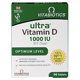 Vitabiotics Ultra Vitamin D 1000 IU 96 Mini Tablets