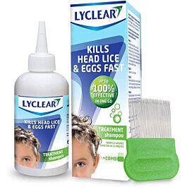 Lyclear Kids Head Lice Treatment Shampoo & Nit Comb 200ml
