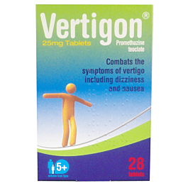 Vertigon 25mg 28 Tablets
